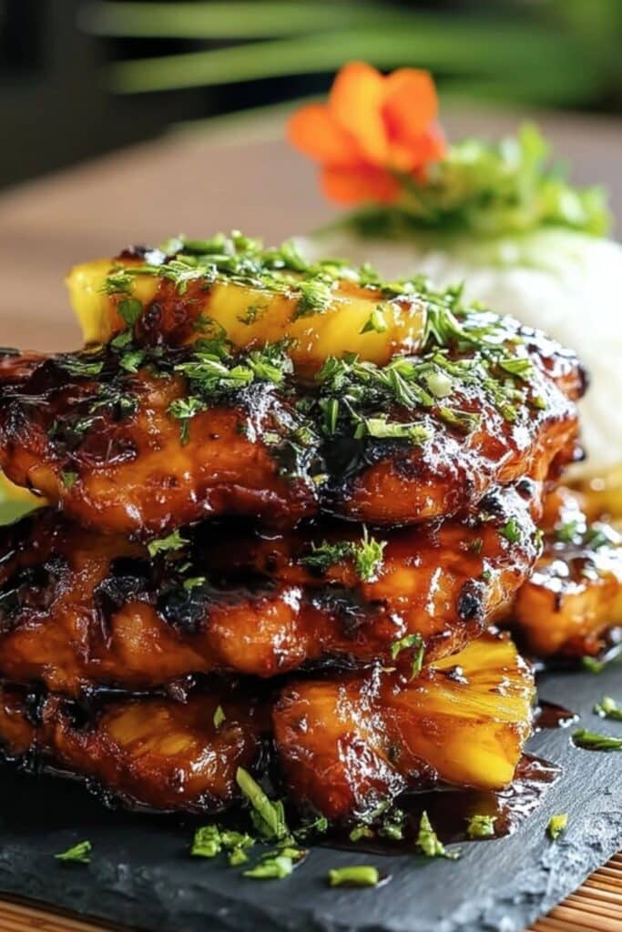 Savory Hawaiian Huli Huli Chicken Stack – 1 Stunning Island Favorite